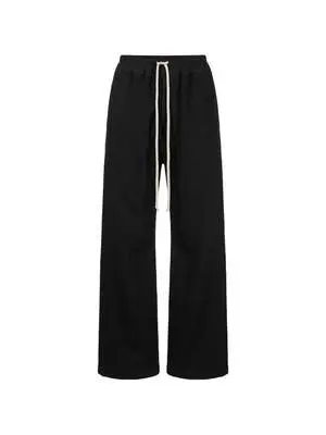 Rick Owens Snap-button Wide-leg Trousers - Black