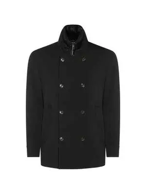 MONTECORE Double-breasted High-neck Coat