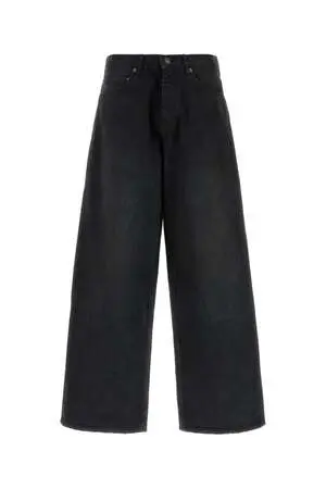 Balenciaga Wide-leg Jeans - Dbrownblk