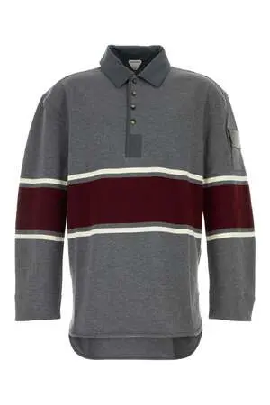 Bottega Veneta Cotton Polo Shirt - Grey