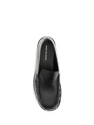 Dries Van Noten Men`s Leather Loafers