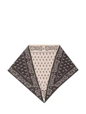 Guest In Residence The Wild Rag Scarf - Burnt Cocoa/dune
