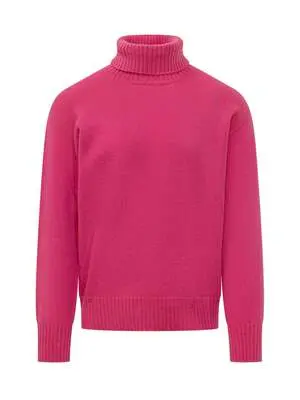 AMARANTO Knit Turtleneck Sweater