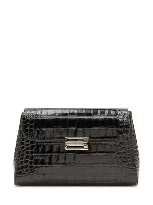 Victoria Beckham Dorian Trapeze Shoulder Handbag - Black