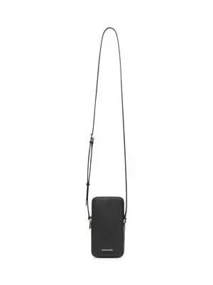 Michael Kors Jet Set Mini Double Zip Phone Crossbody Bag In 100% Cow Leather - Black