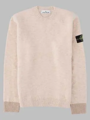 Stone Island Alpaca & Wool Blend Crewneck Sweater - Beige