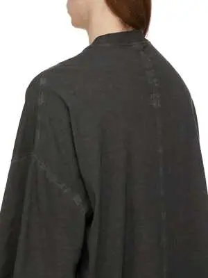 Rick Owens T-shirt Tommy T Faded /silver - Black
