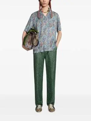 Dries Van Noten Patchwork Ballet-style Sneakers - Green