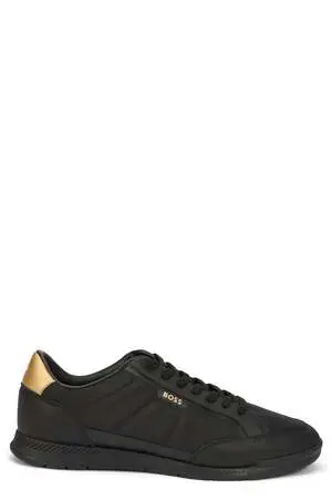 BOSS Low-top Lace-up Sneakers - Black