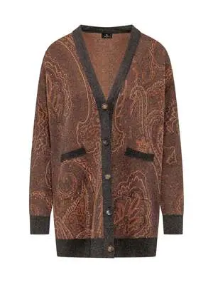 Etro Designer Cardigan - Marrone