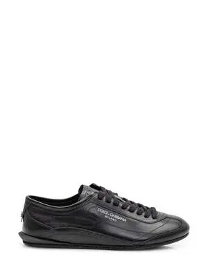 Dolce & Gabbana Low-top Vitello Leather Sneaker - Nero