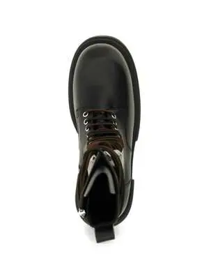 Rick Owens Bogun Lace-up Boots