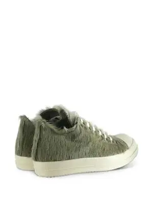 Rick Owens Calf-hair Sneakers - Green