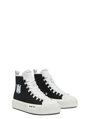 Amiri Ma Court Hi Sneakers - Black