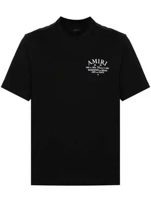 Amiri Arts District Logo-print Cotton T-shirt - Black