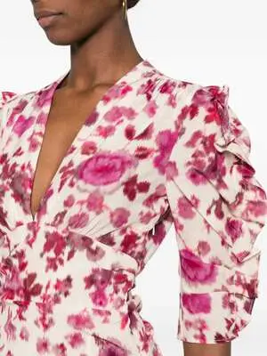 Isabel Marant Étoile Marant Short Floral Dress - Multicolor