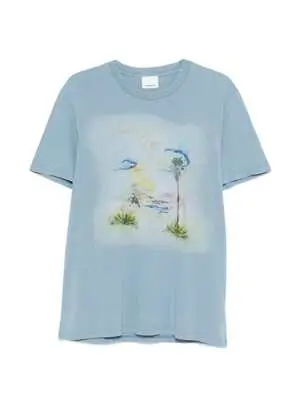 Isabel Marant Étoile Marant Honore T-shirt With Graphic Print - Blue