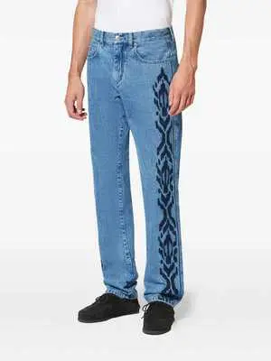 Isabel Marant Étoile Marant Lewys Jeans With Embroidery