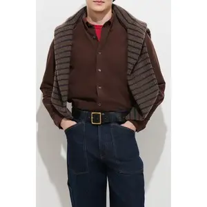 ALEX MILL Mill Fine Wale Corduroy Shirt - Chicory Coffee