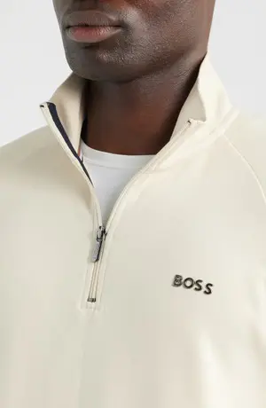 BOSS Sense Quarter-zip Pullover