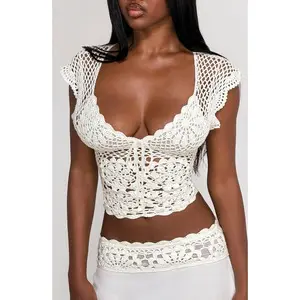 TIGER MIST Sasha Crochet Top