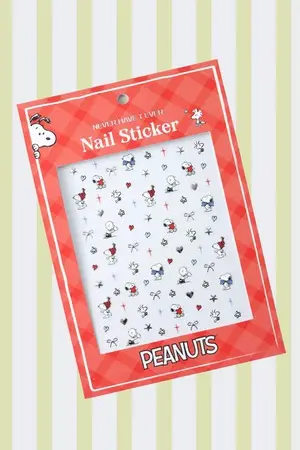 NEVER HAVE I EVER SHOP Snoopy Sweetheartpeanuts Nail Stickers