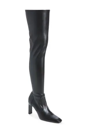 TOTEME Leather Over The Knee Boot
