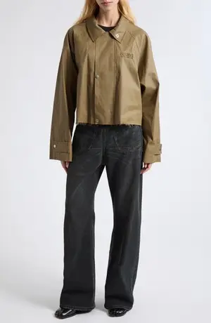 MAISON MARGIELA Wide Leg High Waist Jeans