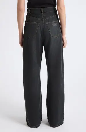 MAISON MARGIELA Wide Leg High Waist Jeans