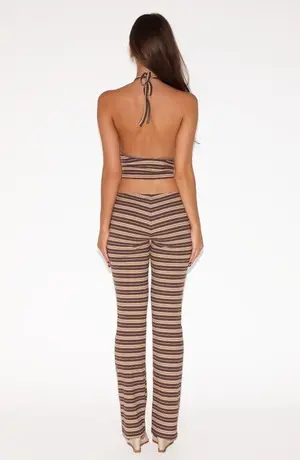 TIGER MIST Dillon 2.0 Striped Low Waist Pants