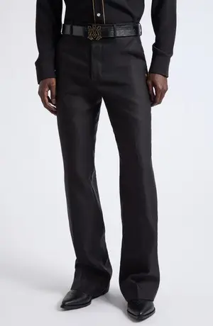 Amiri Ma Fit Virgin Wool Trousers - Black