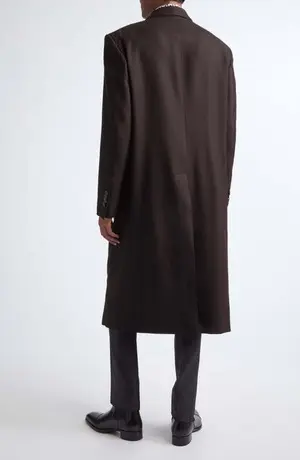 TOM FORD Soft Wool Double Breasted Overcoat