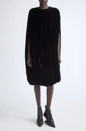 RICK OWENS Temple Velvet Bubble Dress