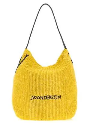 JW Anderson Embellished Fabric Small Bulb Bucket Bag