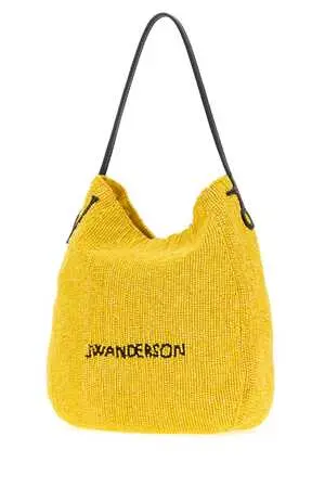 JW Anderson Embellished Fabric Small Bulb Bucket Bag