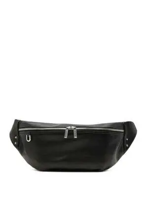 Rick Owens Leather Belt Bag - Black
