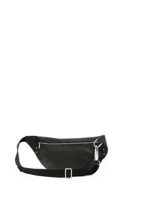 Rick Owens Leather Belt Bag - Black