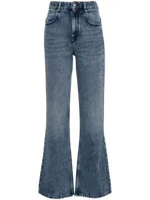 Isabel Marant Étoile Marant Belvira Flared High-waisted Jeans - Blue
