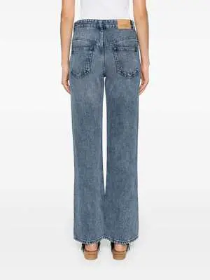 Isabel Marant Étoile Marant Belvira Flared High-waisted Jeans