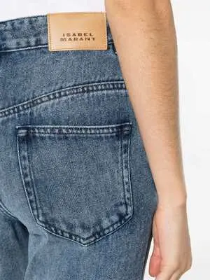 Isabel Marant Étoile Marant Belvira Flared High-waisted Jeans