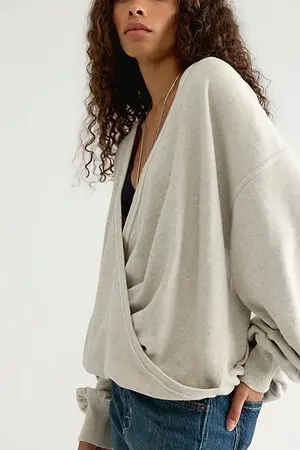 Free People Nessa V-neck Pullover