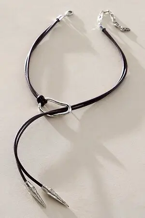 Free People Lillith Lariat Necklace - Silver