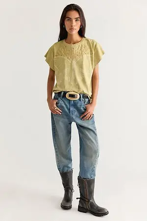 TRICIA FIX Erika Embroidered Tee