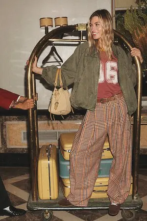 Free People Nine Lives Patterned Trousers - Pop Combo