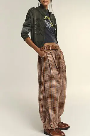 Free People Nine Lives Patterned Trousers
