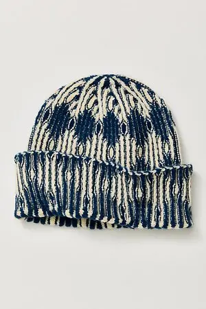 Free People Noa Beanie - Midnight Blue