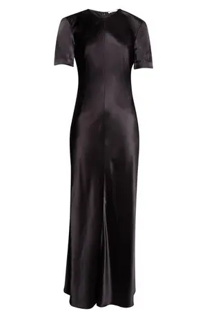 FFORME Akriti Short Sleeve Bias Dress - Black