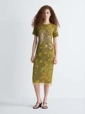 Diane Von Furstenberg Olive Dress