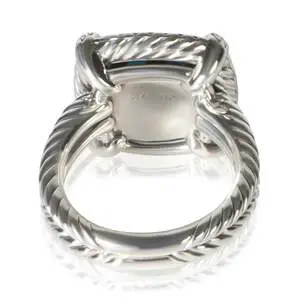 David Yurman Sterling Silver Topaz And Diamond Chatelaine Ring