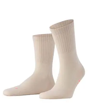 Falke Run Rib Crew Socks - Beige